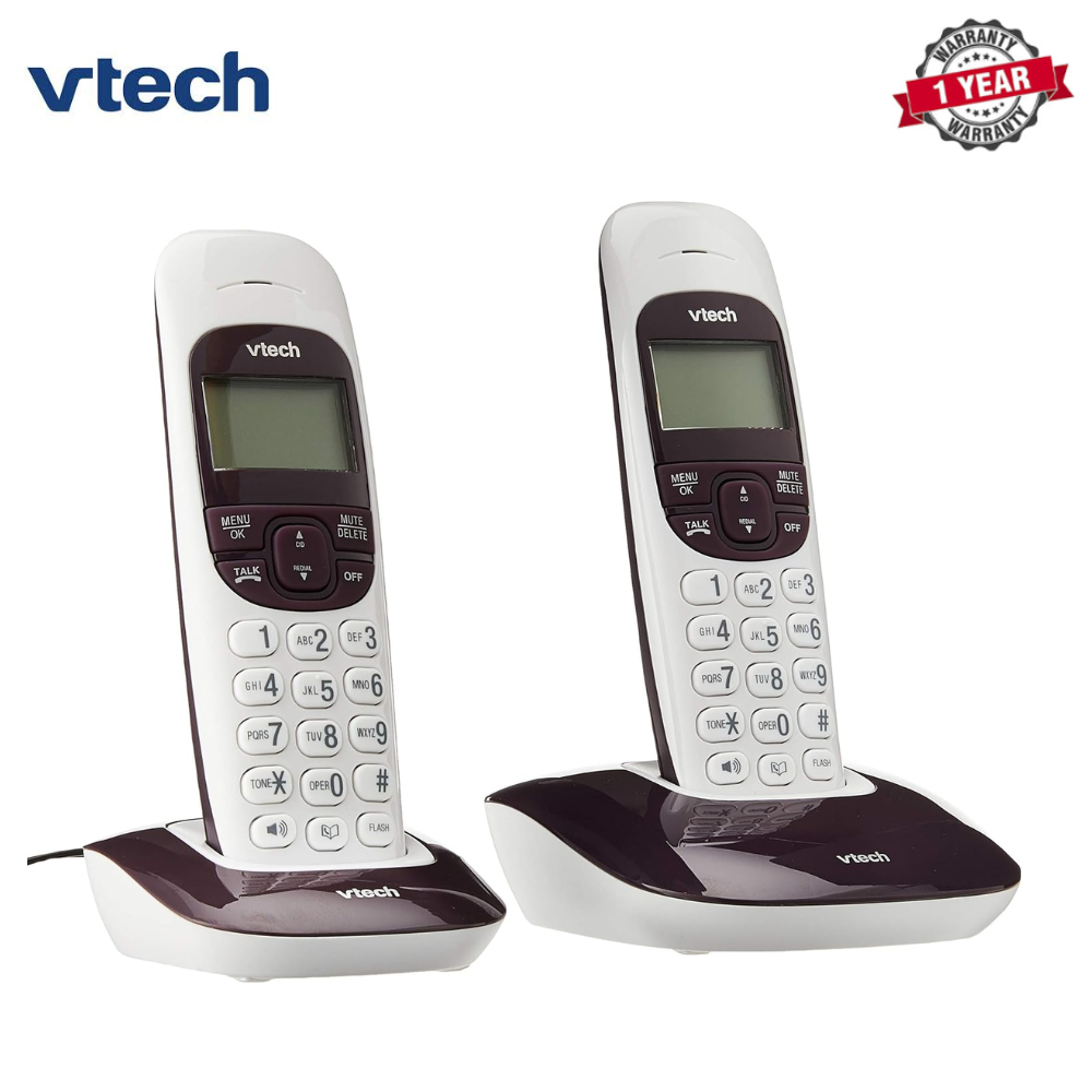 Vtech | VT1301-2 | Twin Phone with Caller ID | 1 Year Warranty – ALCO ...