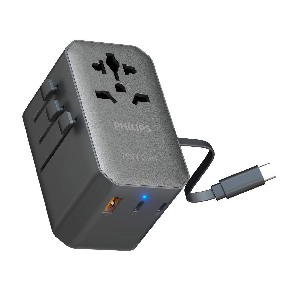 Philips Travel Charger 70W (CHP9004) – ALCO (S) PTE. LTD.