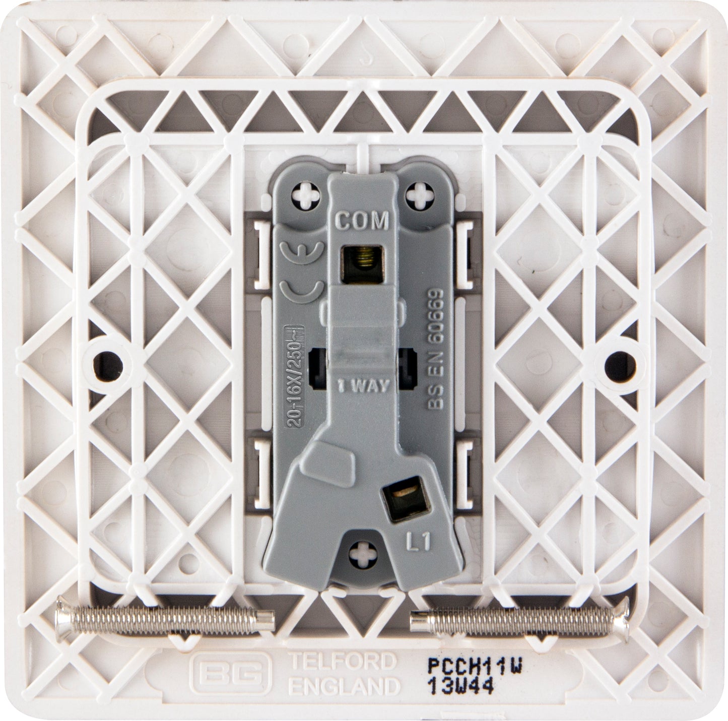 British General | PCCH11W | Neo Slimline 1 Mega Rocker 1-Way Switches ...