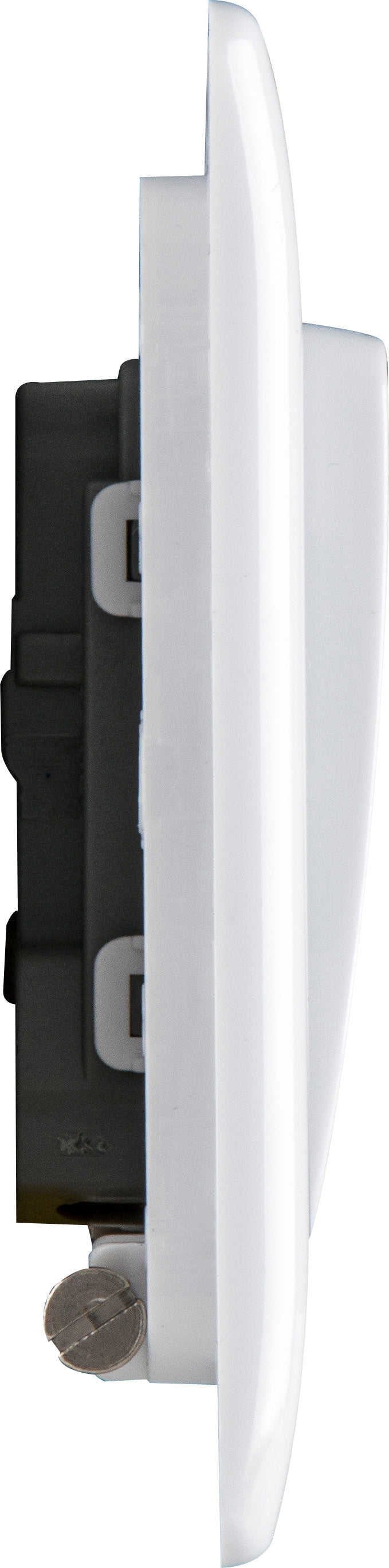 British General | PCWH14W | Neo Slimline Rocker Bell Push 1 Way Switch ...